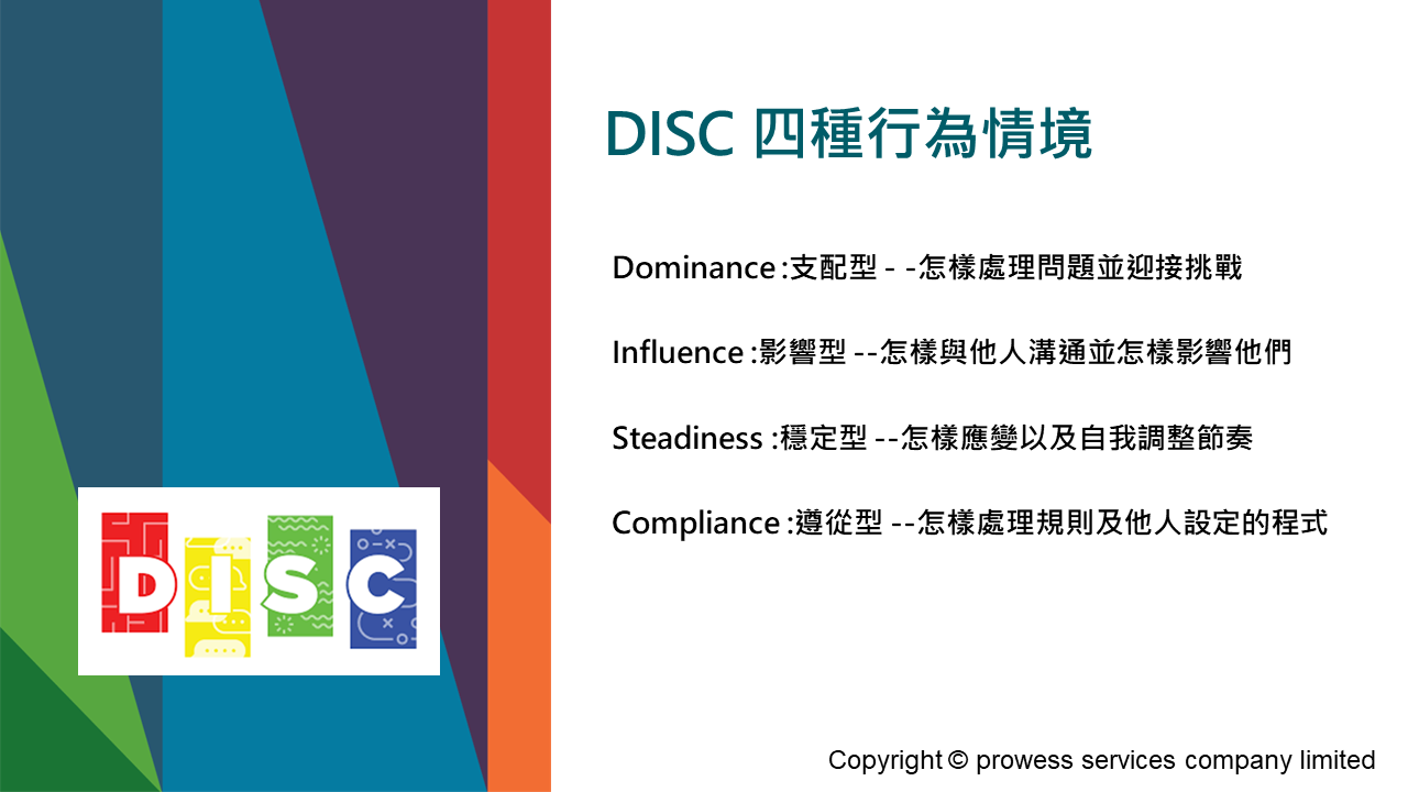 DISC行為風格測驗解說│Prowess Services│桃園青埔培訓│中壢青埔企業培訓